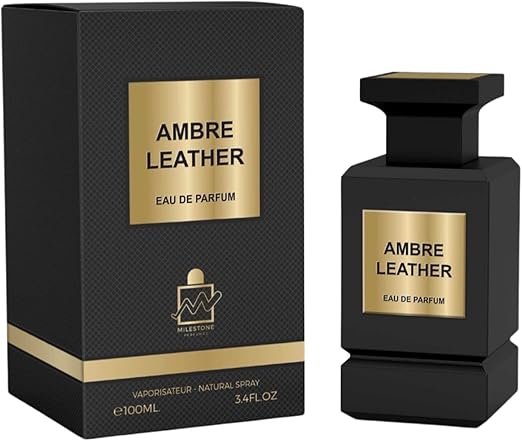 Ambre Leather Milestone Perfumes for men EDP 100ML – Shop Forever
